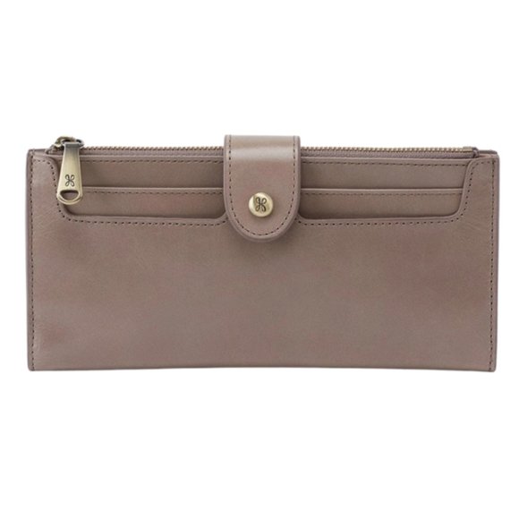 Bags | Nwt New Hobo Dunn Continental Wallet Ash Retired Rare | Poshmark